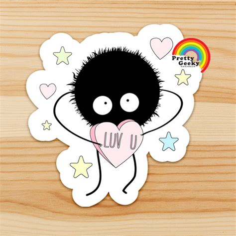 Ghibli Sticker Soot Sprite Pretty Geeky Handmade