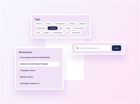 Ui Design Daily Blog Component