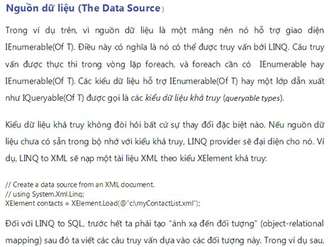H Ng D N Linq To N T P T I Li U Li N K T