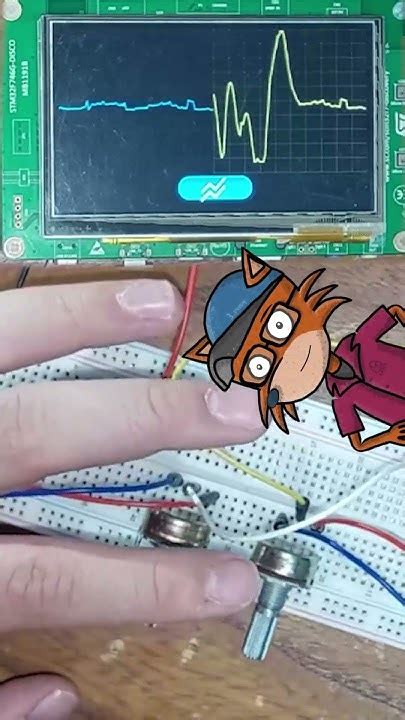 Graphs With Stm32f746 Real Time Potentiometer Control Stm32 Adc Touchgfx Pot Tft Youtube