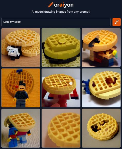 Lego My Eggo Rcraiyon