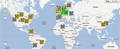 Maps Mania Scanned QR Codes On Google Maps