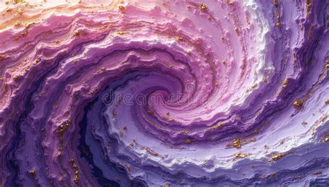 Mesmerizing Swirl Of Pink Purple And Blue With Gold Specks Stock Illustration Illustration