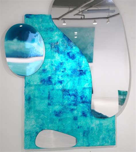 Solbi Han 한솔비 💧 화합 에폭시 레진과 아크릴 1402105cm 2024 💧 ‘화합‘은 전신 거울