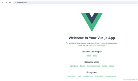 Vue搭建脚手架项目 Csdn博客