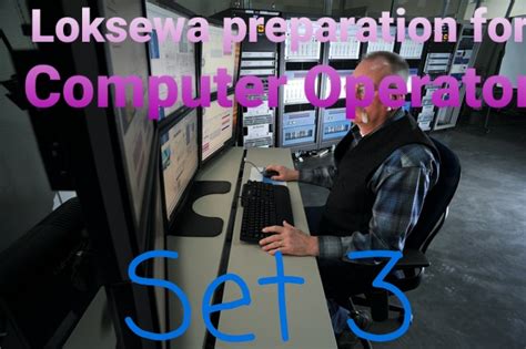 Computer Operator Questions Set 3