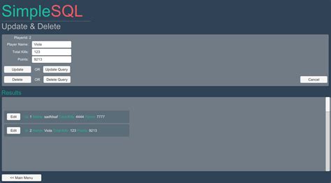 Simplesql Unity By Echo17