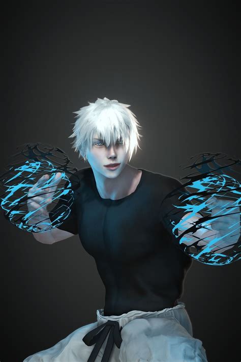 Satoru Gojo X Toji Outfit 3d Model Rigged Cgtrader