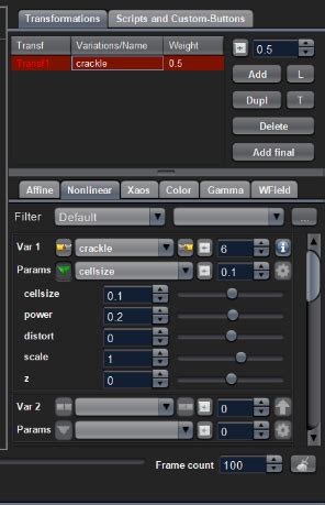 Making A Frame Double Crop Method JWildfire Sanctuary