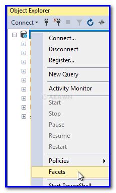 Sql Server Facets Akawn