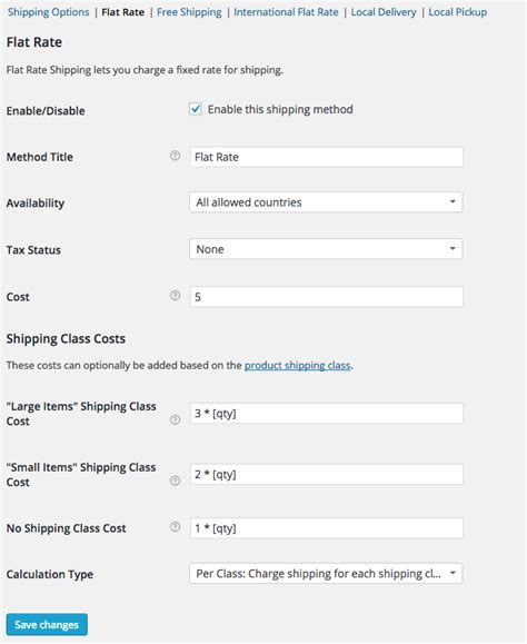 Setting Up Woocommerce Flat Rate Shipping Caleb Burks
