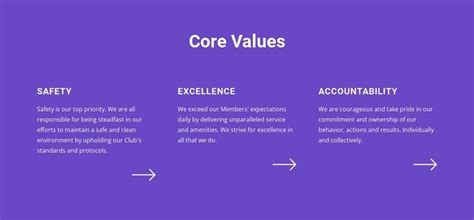 Core Values List Website Design By Nicepage