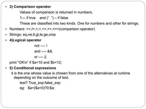 Scalar Expressions And Control Structures In Perl Pptx