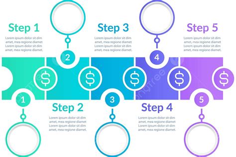 Infographic Chart Design Template For Financial Mobile Applications Vector Data Blank