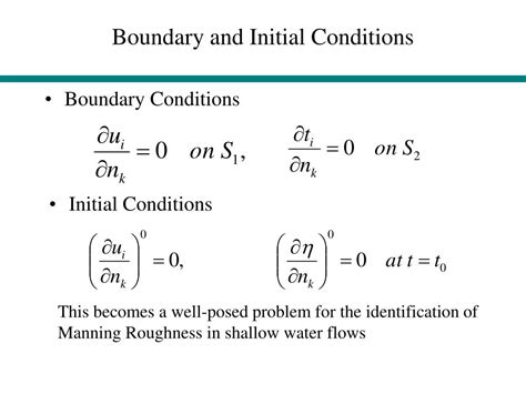 Ppt Optimal Estimation Of Bottom Friction Coefficient For Free