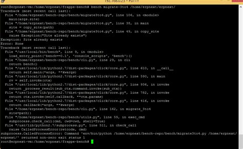 Error Migrating Erpnext From Version 3 To 4 Erpnext Frappe Forum