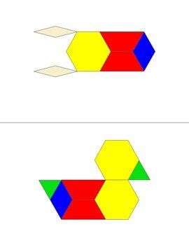 Pattern Block Puzzles Pattern Blocks Pattern Blocks Activities Printable Patterns