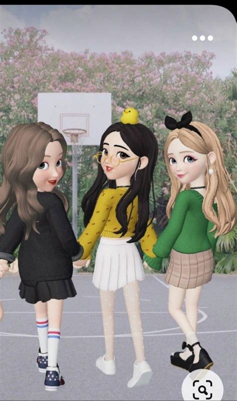 Three Pretty Friends Girls