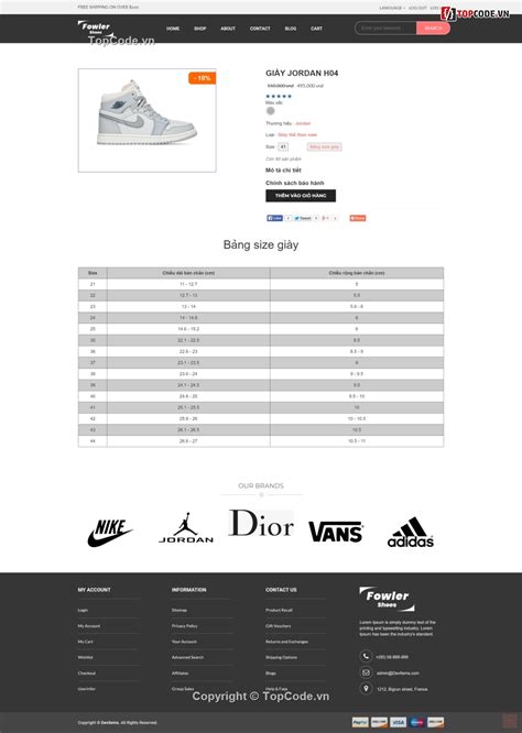 Website Quản Lý Cửa Hàng Bán Giày Php And Mysql Version 1 Full Source