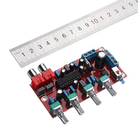 Lm1036 Luxurious Hifi Amplifier Preamplifier Volume Control Tone Board Dc 15v Ac 12v Or 15v