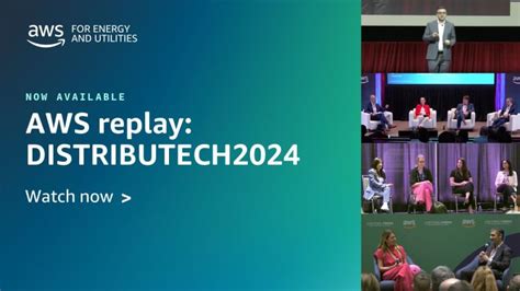Distributech2024 Aws Ai Energy Utilities Iot Aws For Energy And Utilities