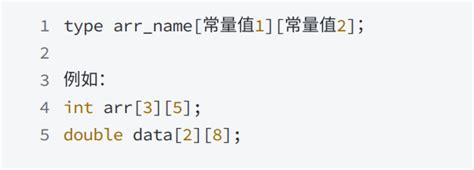 C语言 二维数组 CSDN博客
