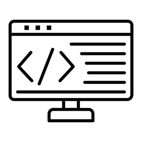 Premium Vector Application Coding Vector Illustration