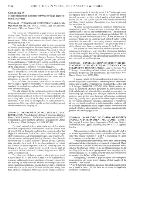 pdf overview of refinement and least squares methods