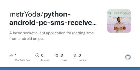 Github Mstryodapython Android Pc Sms Receive Send A Basic Socket