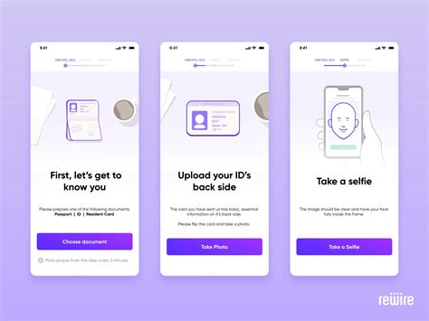 Identity Verification Screens By Nitzan Guy For Rewire On Dribbble