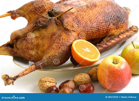 Ganso Do Assado Imagem De Stock Imagem De Marrom Gordo 38372929
