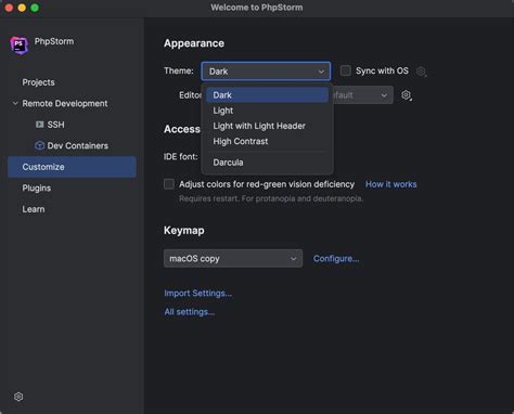 Run Phpstorm For The First Time Phpstorm Documentation