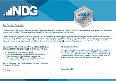 Namdev Patange On Linkedin Linuxessentials Ndg Linux Opensource Professionaldevelopment