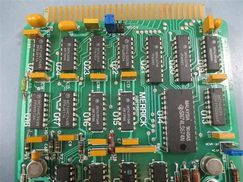 Merrick 19607 Analog Output Board Used Etech Surplus