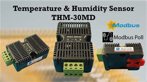 Temperature And Humidity Sensor Thm 30md Modbus Panduan Singkat Dengan Menggunakan Modbus Poll
