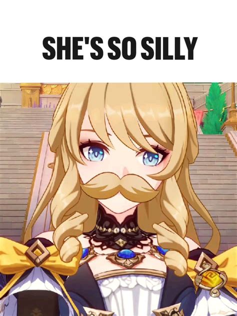 Navia With Moustache In 2025 Silly Chibi Do I Love Her