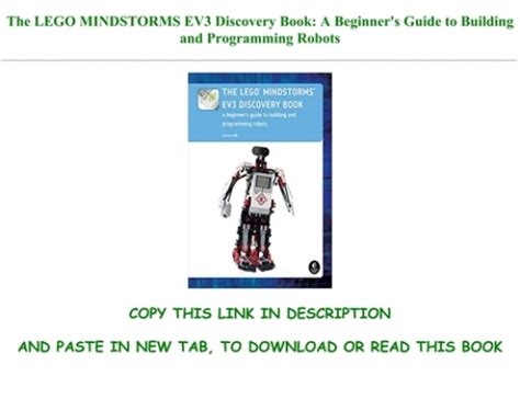 e book download the lego mindstorms ev3 discovery book a beginner s