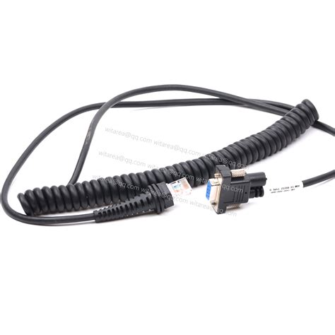 Coiled Rs232 Db9 Plug With Dc 5v Cable