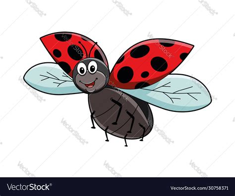 Lady Bug Flying