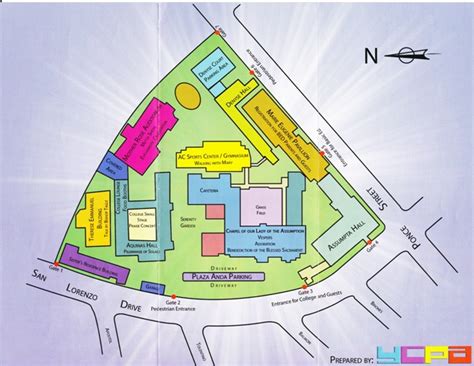 Ac Campus Map Assumption Alumnae Association