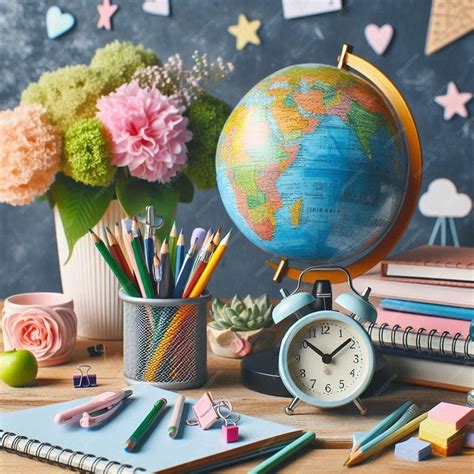 Cute Classroom Decor Premium Ai Generated Image