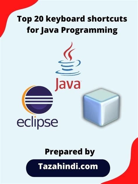 Top 20 Keyboard Shortcuts For Java Programming Learn Computer Science And Technology Easily