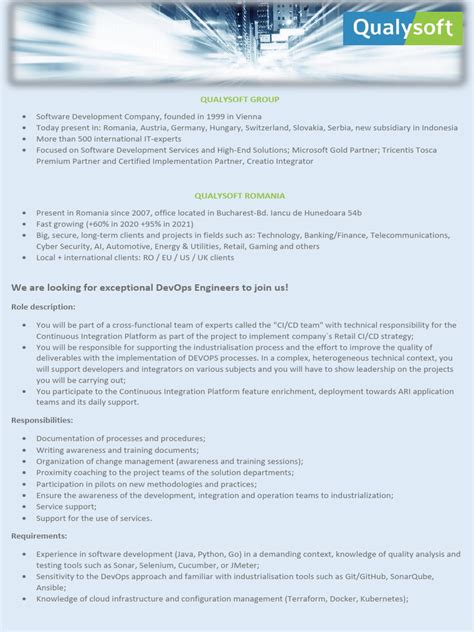 devops engineer qualysoft pdf software computer engineering
