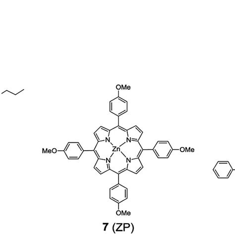 The Structures Of The Triazole Zinc Porphyrin Conjugate Tzpc 6 Zinc