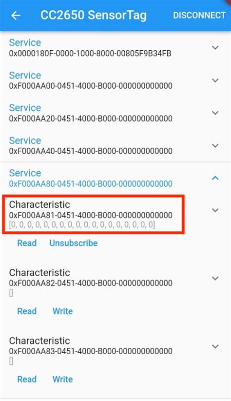 bluetooth lowenergy unable to read motion data from ti sensor tag flutter stack overflow