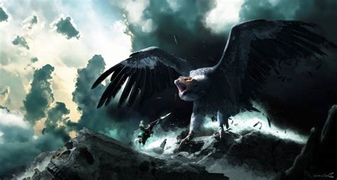 Phoenix And Roc Mythological Birds