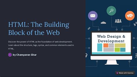Html Html Or Hypertext Markup Language Is By Aditya Prakash Nov