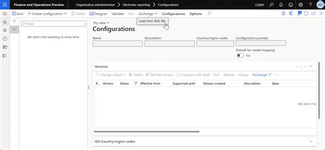 Manage The Electronic Reporting Er Configuration Lifecycle Finance And Operations Dynamics