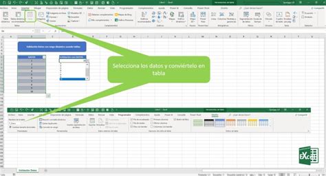 Validación De Datos Con Rango Dinámico Usando Tablas Excel Trucos And Power Bi Tips