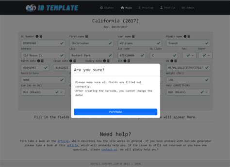 Usa Driver License Pdf417 And Aamva Barcode Generator